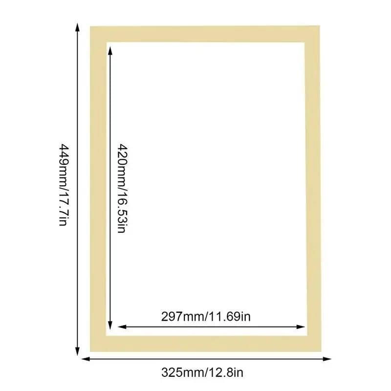 Magnētiskais displeja rāmis A3/A4/A5 atkārtoti lietojams plakāta vāka ...