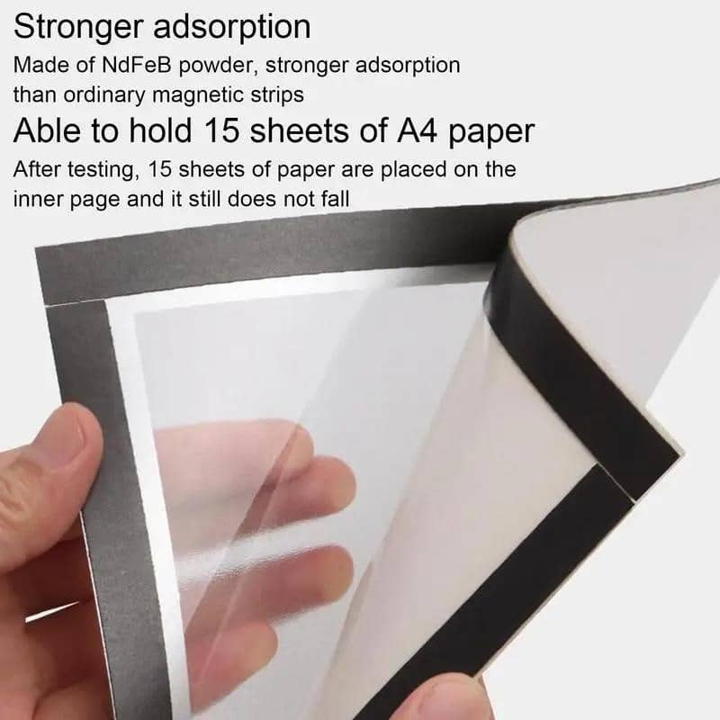 Magnētiskais displeja rāmis A3/A4/A5 atkārtoti lietojams plakāta vāka ...